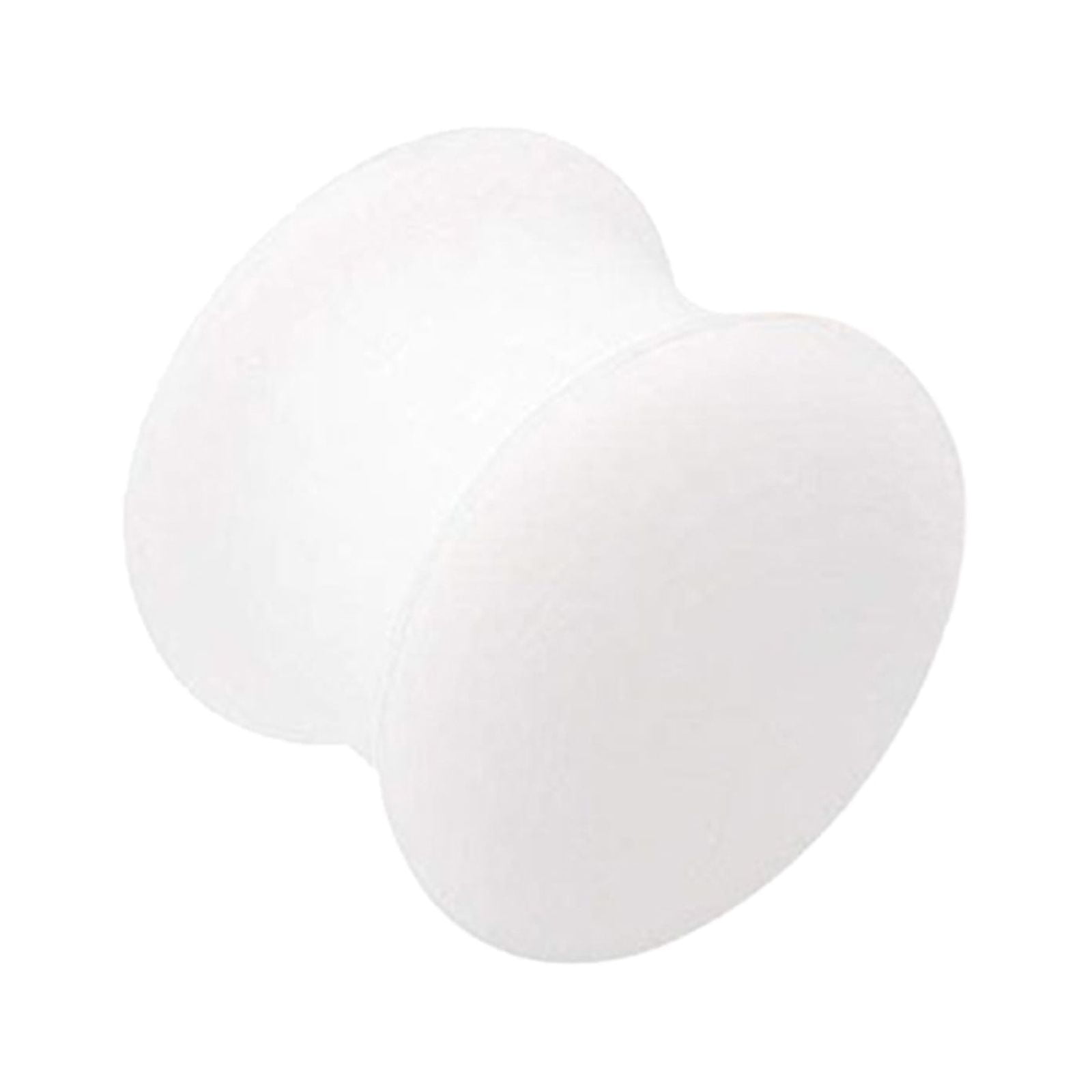 (2-Pack) Silicone Black Double Flared Baseball Stud Earrings for Women ...
