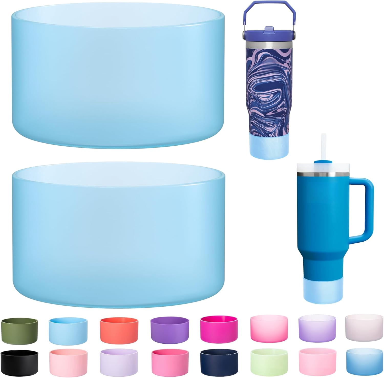 2-Pack Silicone Boot for Stanley 40 30 oz Quencher Adventure Tumbler ...