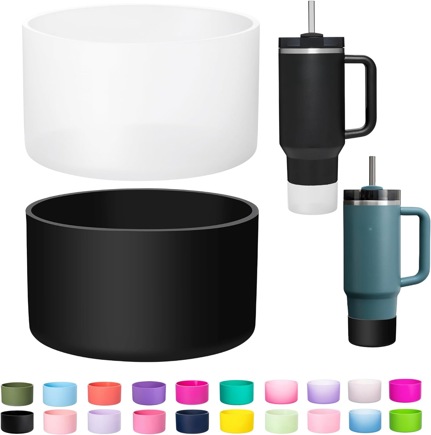 2-Pack Silicone Boot for Stanley 40 30 oz Quencher Adventure Tumbler ...