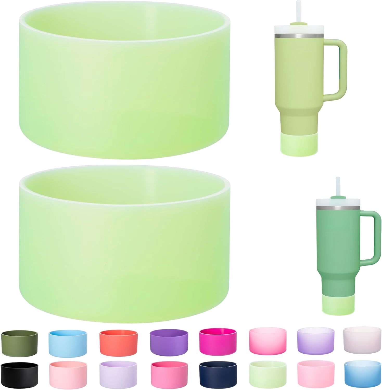 2-Pack Silicone Boot for Stanley 40 30 oz Quencher Adventure Tumbler ...