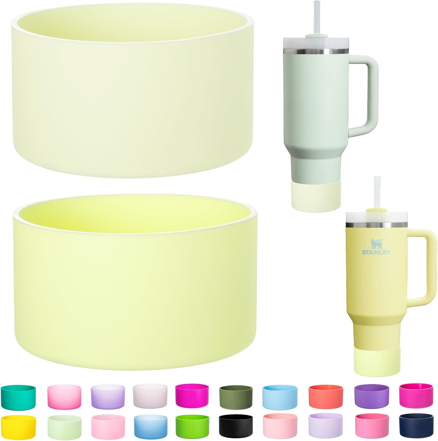 2-Pack Silicone Boot for Stanley 40 30 oz Quencher Adventure Tumbler ...