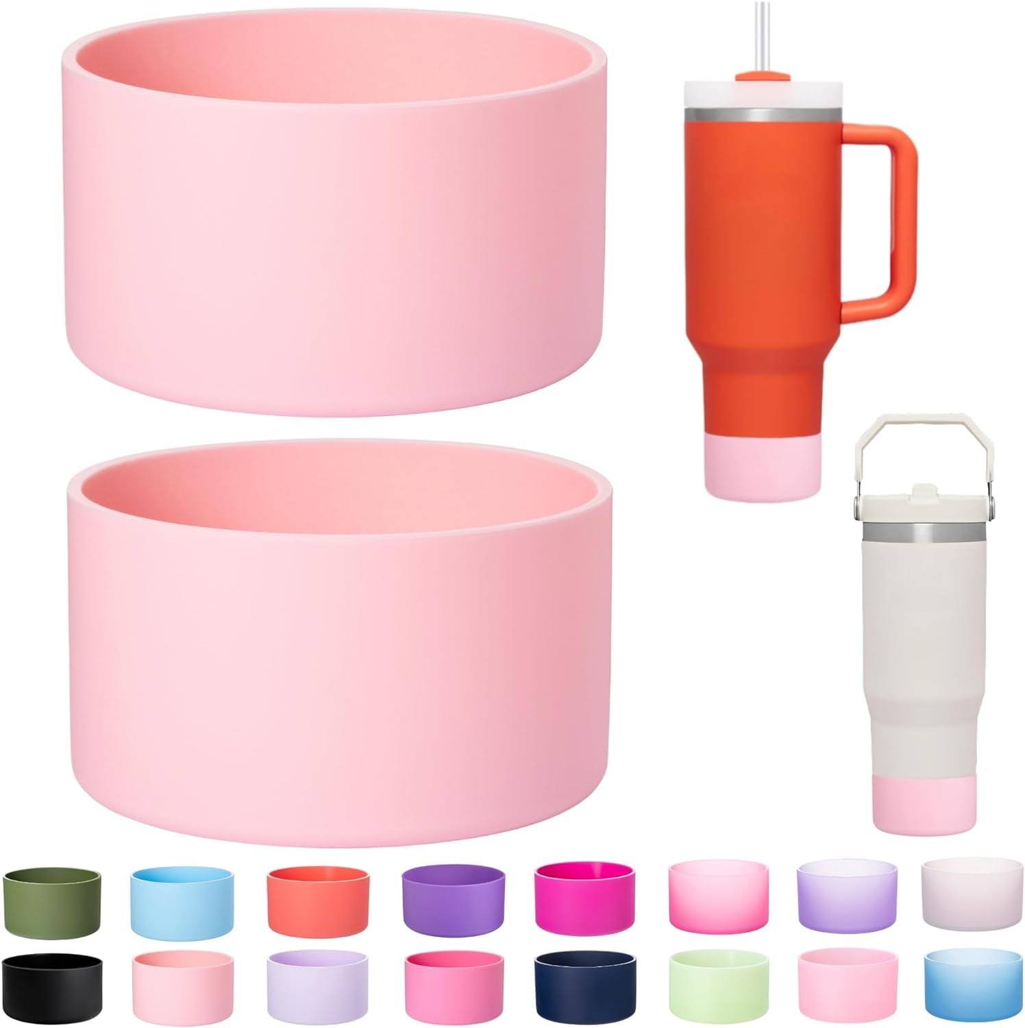 2-Pack Silicone Boot for Stanley 40 30 oz Quencher Adventure Tumbler ...