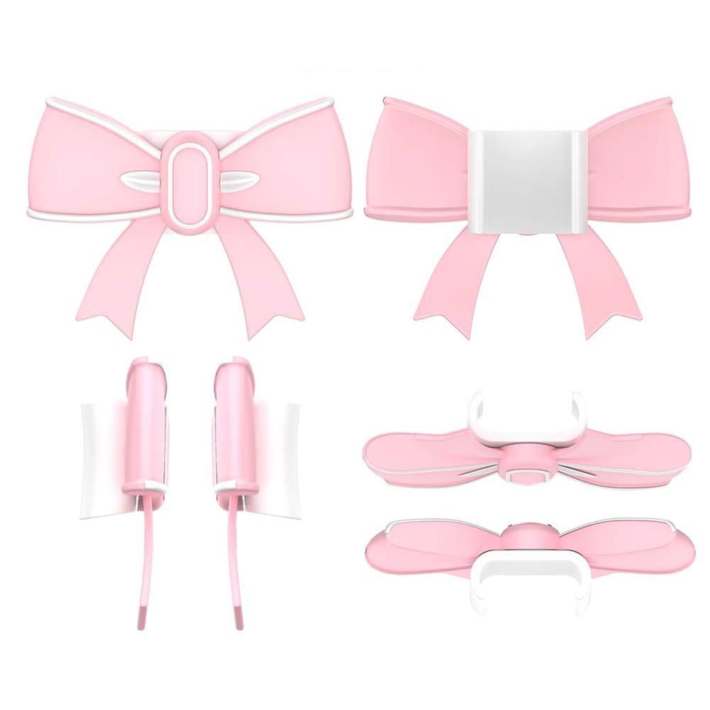 2 Pack Silicone Bows for Toniebox 2 Headphones Cute 3D DIY Decoration ...