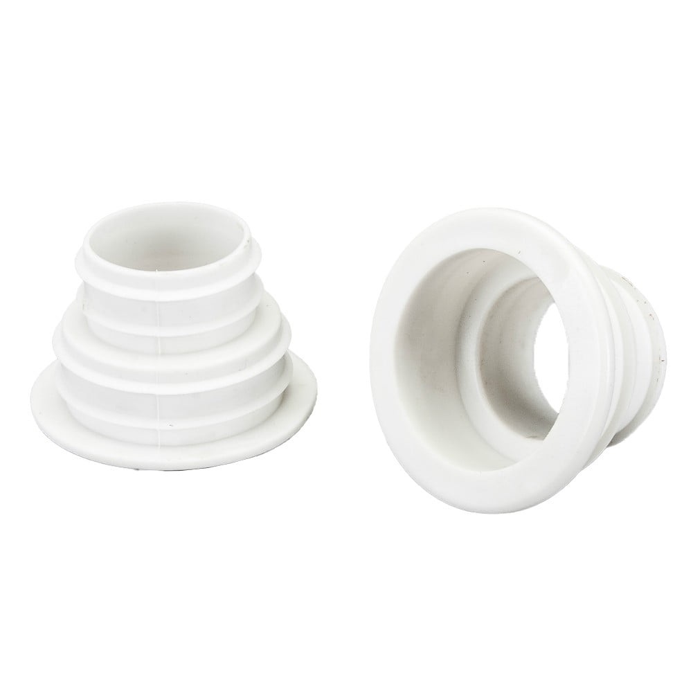 2 Pack Silicone Drain Pipe Sewer Seal Ring for Laundry Bathroom Kitchen ...