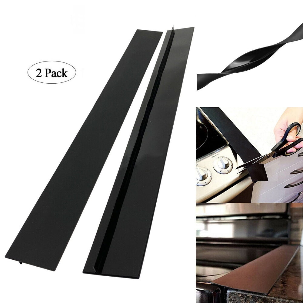 (2 Pack) Silicone Gap Cover, Silicone Gap Stopper Kitchen Stove Counter ...