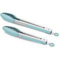 2 Pack Silicone Kitchen Tongs Set – 9" & 12", Heat Resistant up to 500 ...