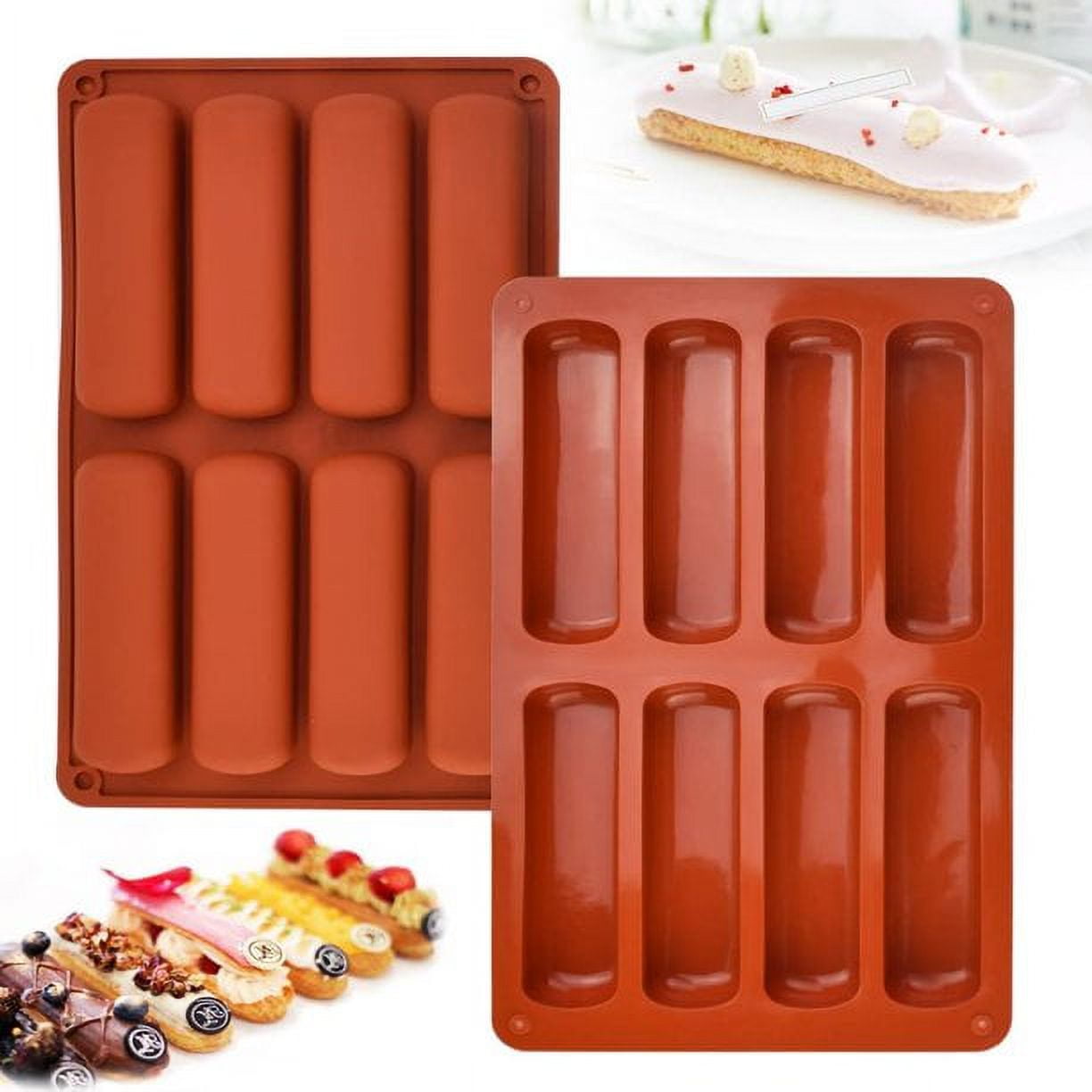 2-Pack Silicone Mold Chocolate Candy Finger Cookie Cake Shape Stick ...