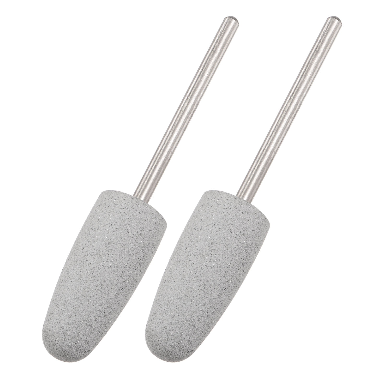 2 Pack Silicone Rubber Grinding Buffing Wheels 150 Grits 10mm Dia Cone ...