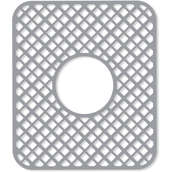 2 Pack Silicone Sink Protector for Kitchen Sink, Trellis Pattern 13 x ...