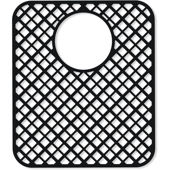 2 Pack Silicone Sink Protectors for Kitchen Sink, Trellis Pattern 13 x ...