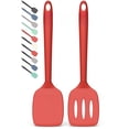 2 Pack Silicone Spatula Set, High Heat Resistant, BPA Free Kitchen ...
