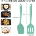 2 Pack Silicone Spatula Set, High Heat Resistant, BPA Free Kitchen ...
