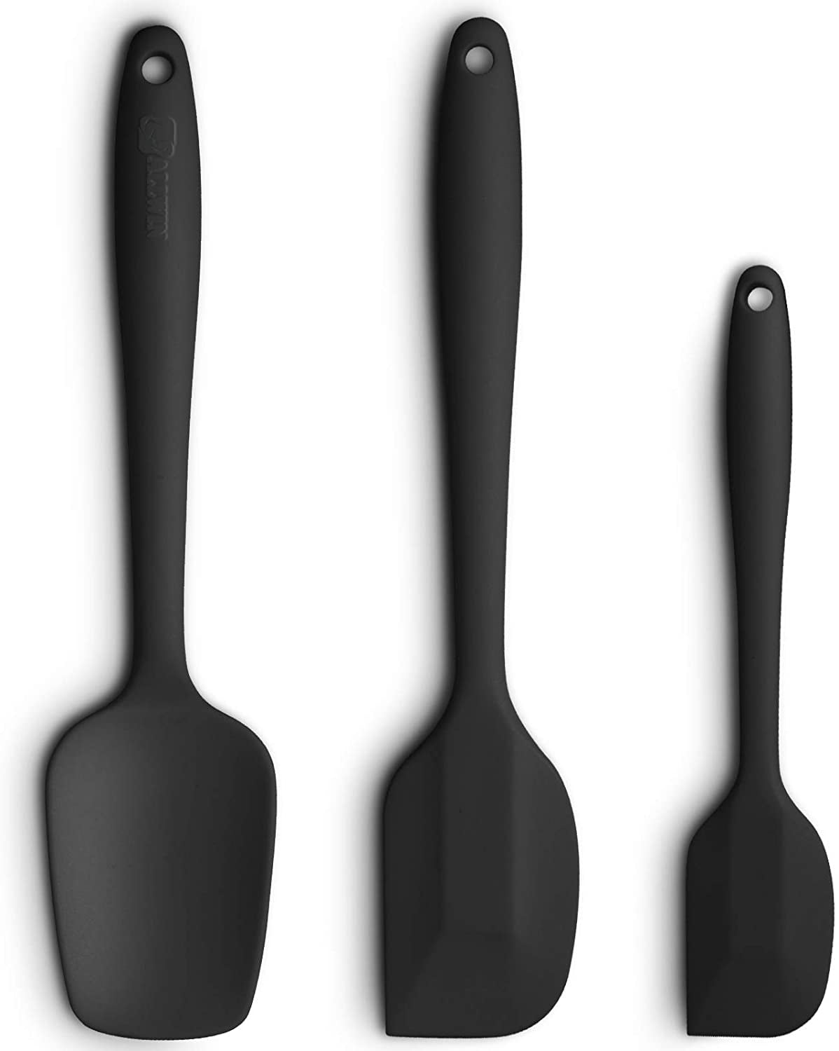 2 Pack Silicone Spatula Turner, 600°F Heat Resistant Kitchen Spatula ...