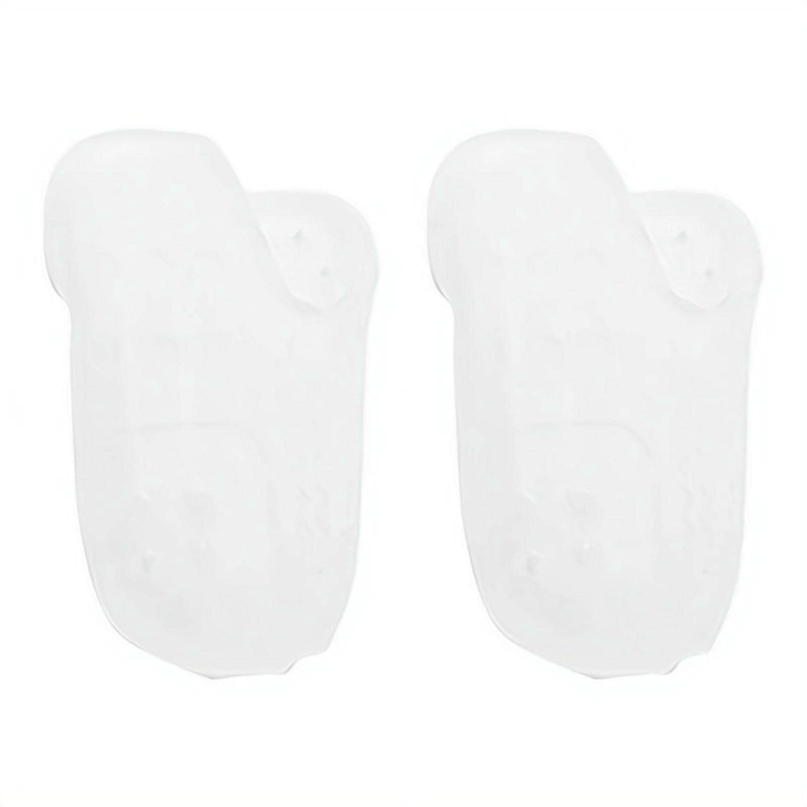 2-Pack Silicone Toe Protector Covers, Soft Clear Gel Toe Sleeves for ...