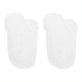 2-Pack Silicone Toe Protector Covers, Soft Clear Gel Toe Sleeves for ...
