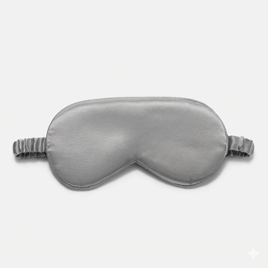 2-Pack Silk Sleep Mask for Women Men, 100% Blackout Satin Eye Mask with ...