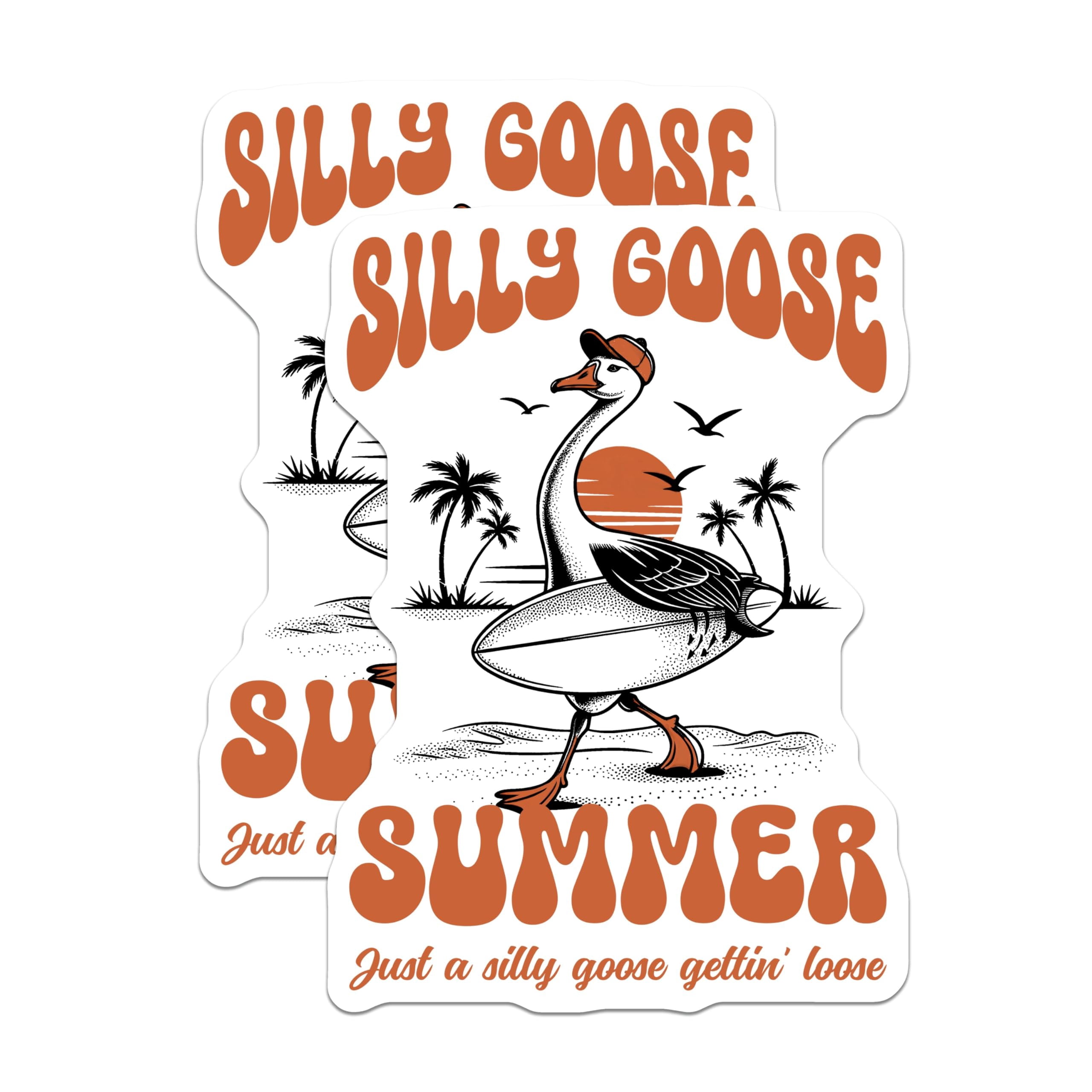 (2 Pack) Silly Goose Magnets - Summer Fun - Beach Vacation Home Decor ...