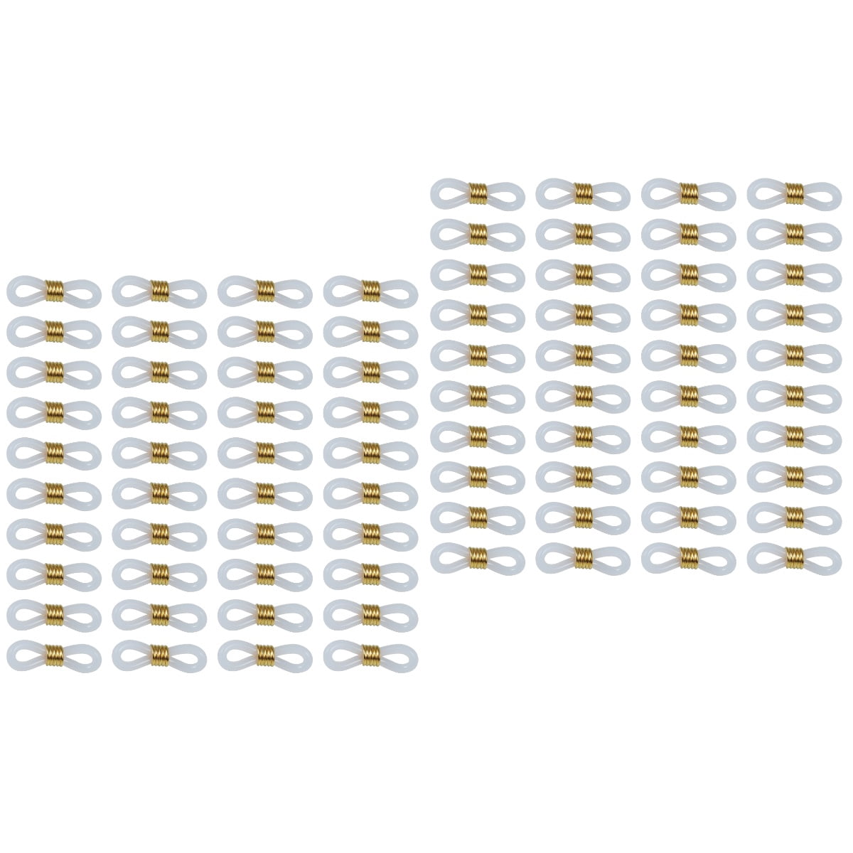 COOPHYA Glasses Chain Ring Golden Silicone Non Slip Adjustable Grip ...