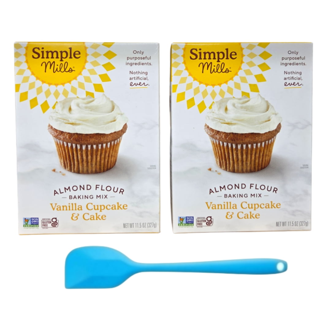 (2 Pack) Simple Mills Almond Flour Baking Mix, Vanilla Cupcake & Cake ...