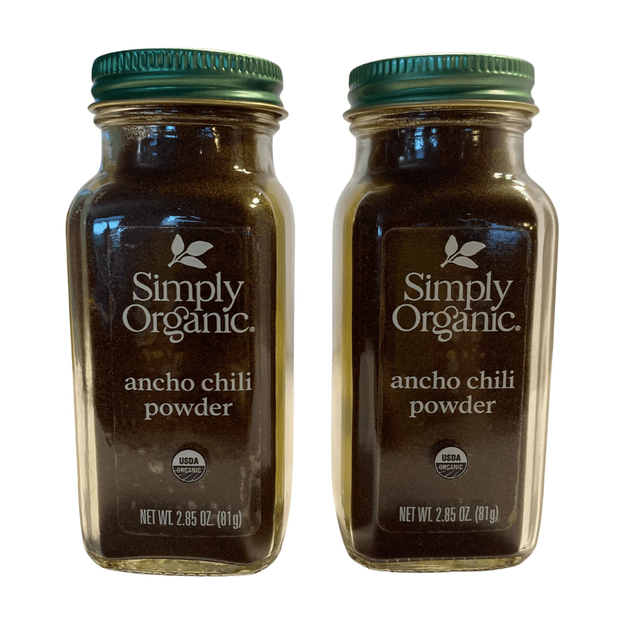 (2 Pack) Simply Organic Ancho Chili Powder 2.85 oz – Ground Dried ...