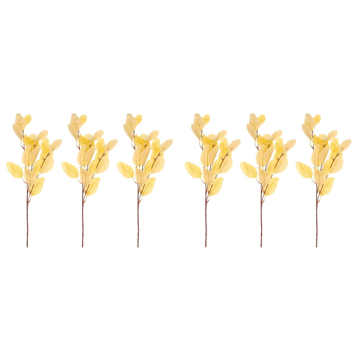 2 Pack Simulated Eucalyptus Leaves Pantry Base The Wire Faux Baby ...