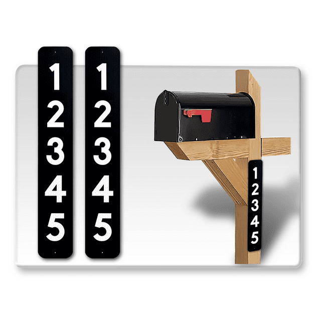 2 Pack Single Sided Address Numbers for House Signs, Customized ...