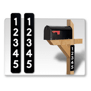2 Pack Single Sided Address Numbers for House Signs, Customized ...