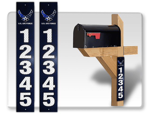 2 Pack Single Sided Address Numbers for House Signs, Customized ...