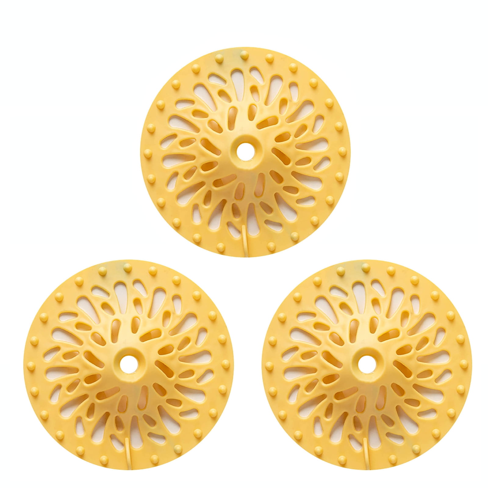 2-Pack Sink Drain Hair Catcher Filter - Flexible Rubber Stopper for ...