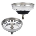 2 Pack Sink Drain Strainer,Kitchen Sink Drain Strainer And Stopper ...