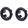 2 Pack Sink Overflow Ring Matte Black Bathroom Kitchen Sink Basin Trim ...