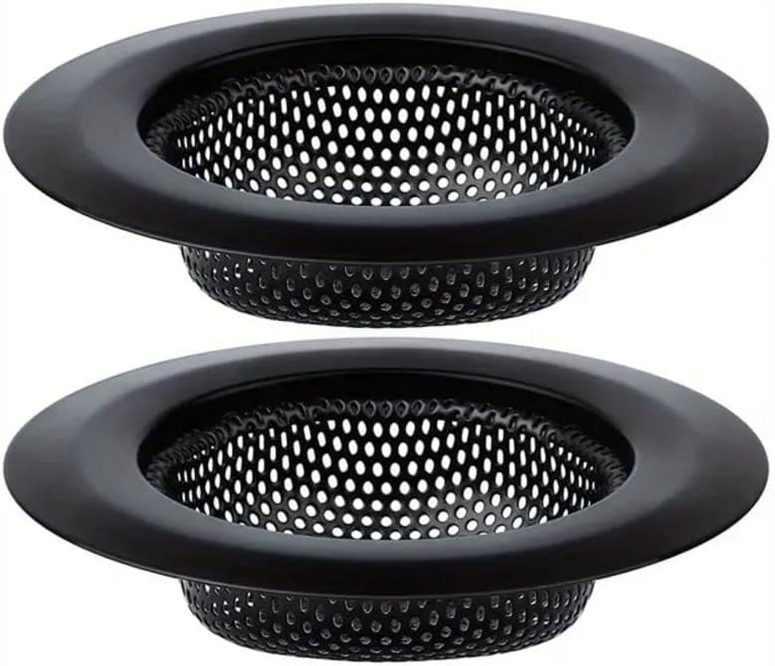 2 Pack Sink Strainer Sets - Large Wide Rim 4.5" Stainless Steel ...