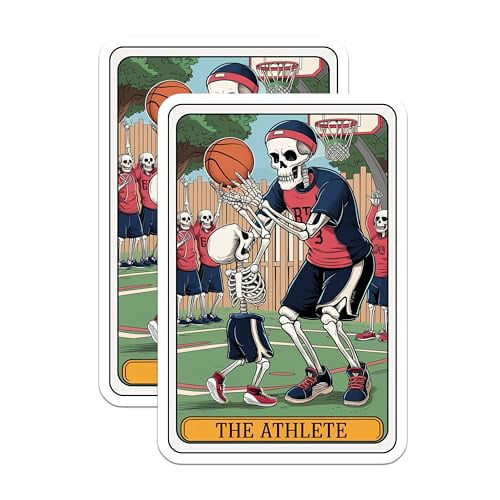 (2 Pack) Skeleton Basketball Magnets - Funny Athlete Skeleton ...