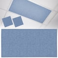 2 Pack Slate Blue Solid Fluorescent Light Covers for Ceiling Lights ...