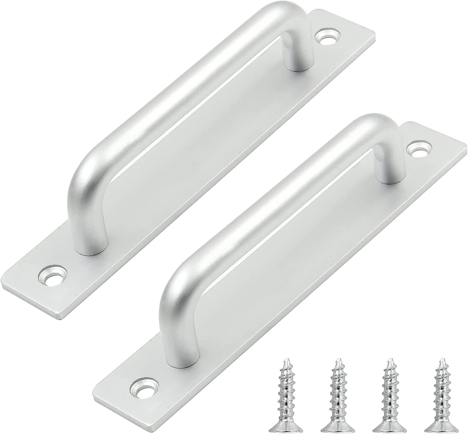 2 Pack Sliding Barn Door Handle, 5.9 Inch Gate Door Handle, Aluminium ...