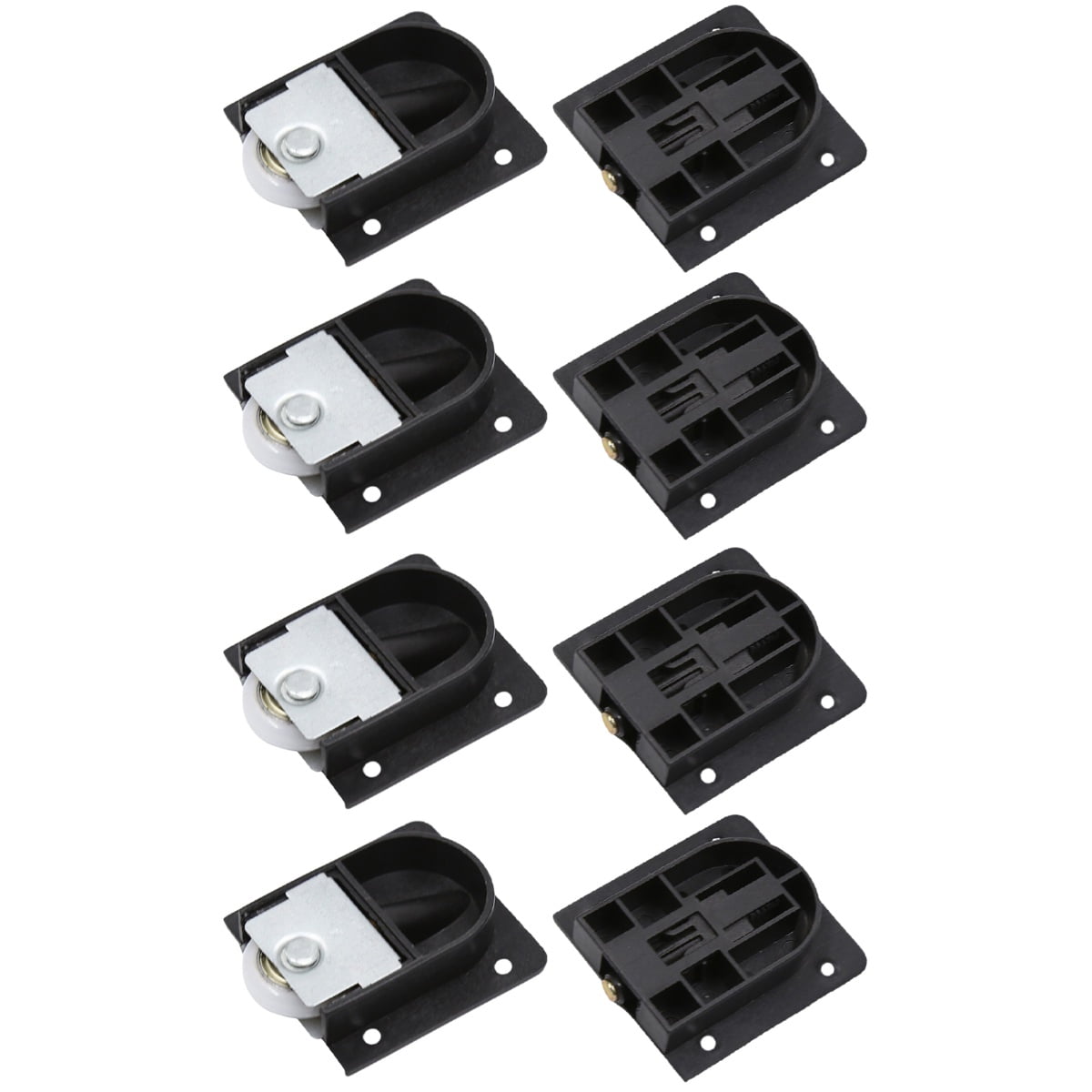 2 Pack Sliding Closet Door Floor Guide Wardrobe Wheel Roller - Walmart.com