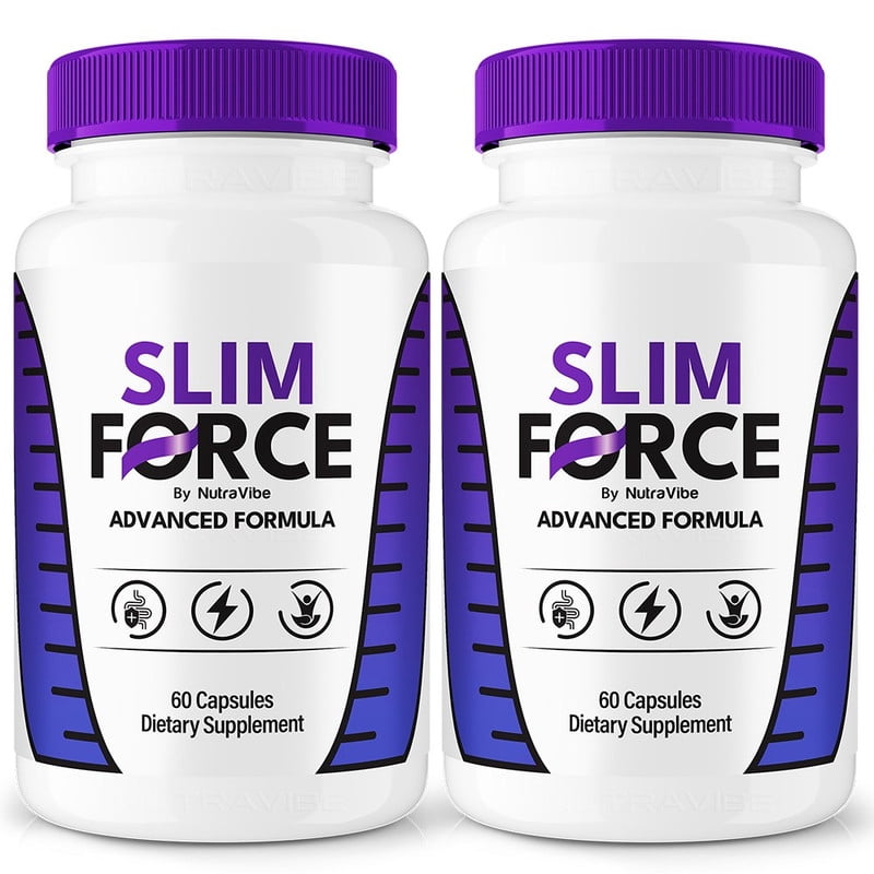 (2 Pack) Slim Force – Natural Daily Pill Formula Designed to align with ...