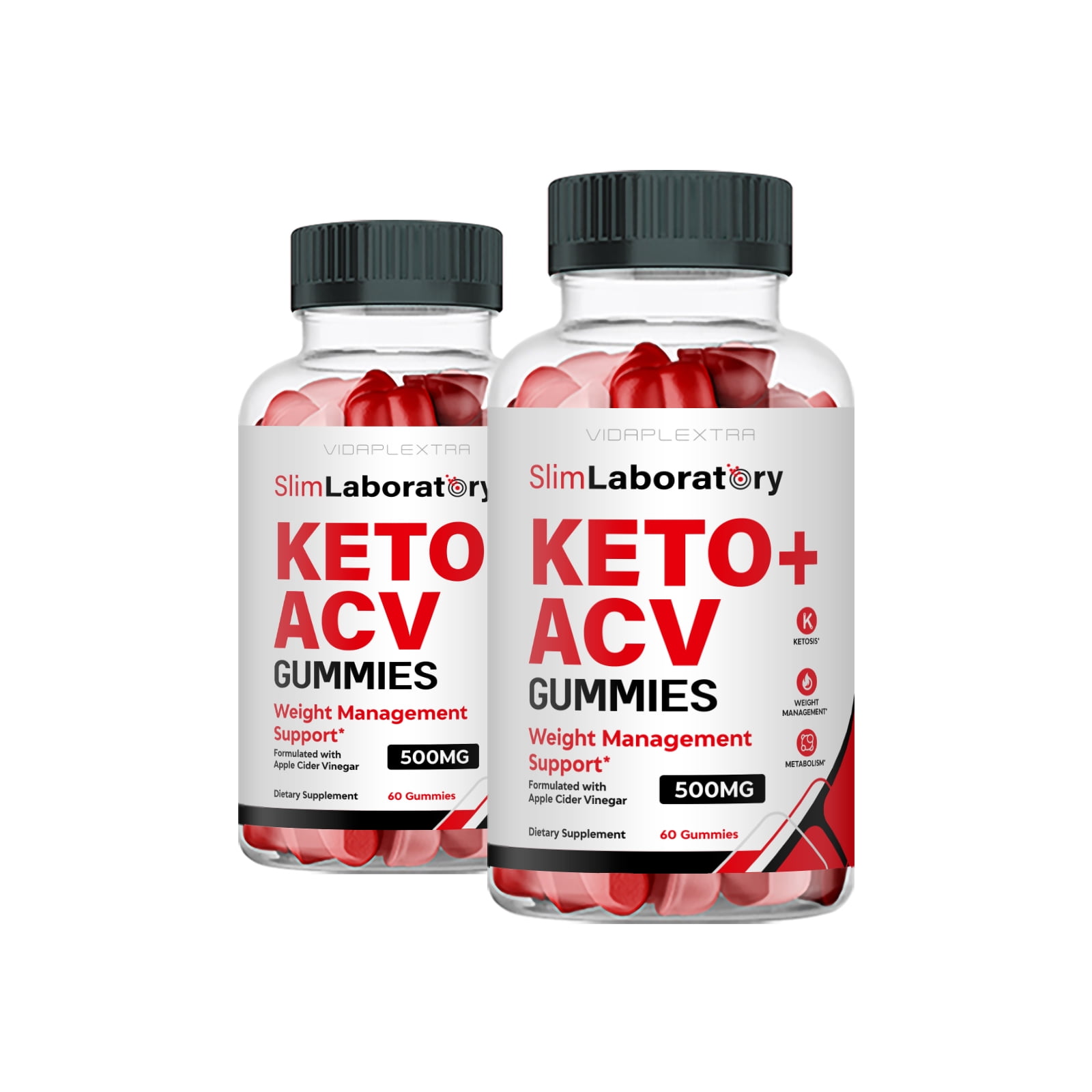 (2 Pack) Slim Laboratory Gummies - SlimLaboratory Weight Management ...