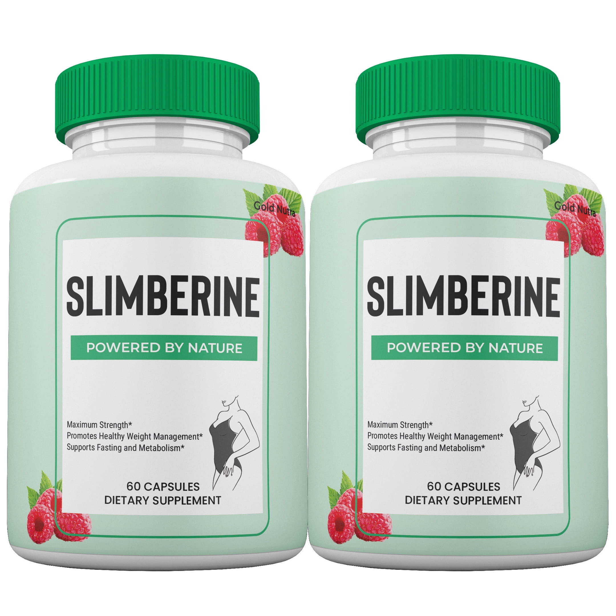 (2 Pack) Slimberine Capsules, Slimberine Advanced Formula Maximum Pills ...