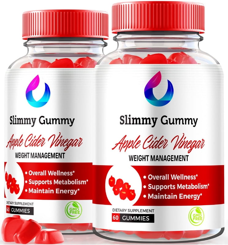 (2 Pack) Slimmy Gummy - Keto ACV Gummies, Apple Cider Vinegar, All ...
