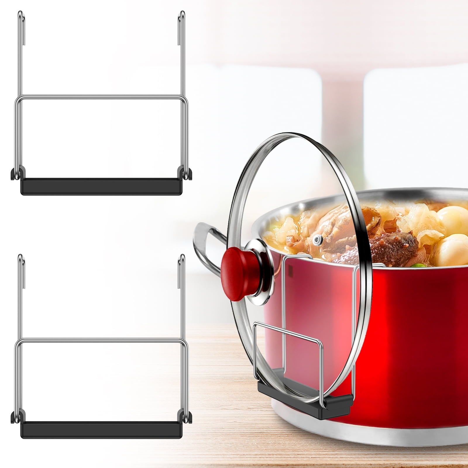 Xiyztok 2Pcs Slow Cooker Lid Holder Kitchen Crock Pot Lid Holder for ...