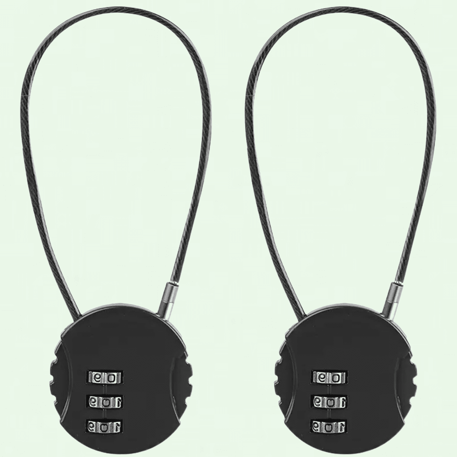 2-Pack Small Combination Locks, Waterproof Outdoor Locker Padlocks, 4 ...