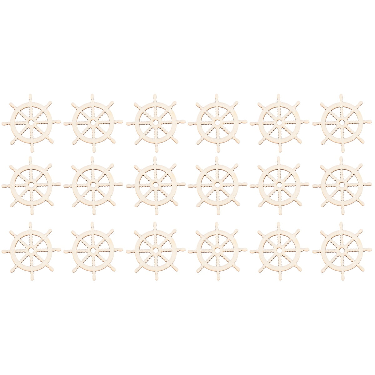 2 Pack Small Craft Wooden Ships Wheel Banquet Decor - Walmart.com