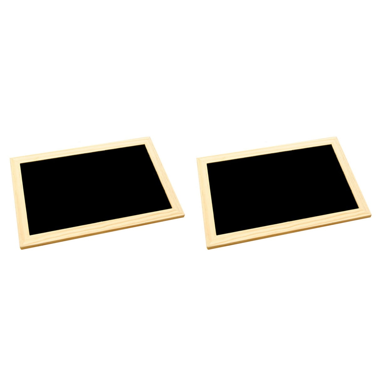 2 Pack Small Drawing Board Decoration Single-sided Blackboard Message ...