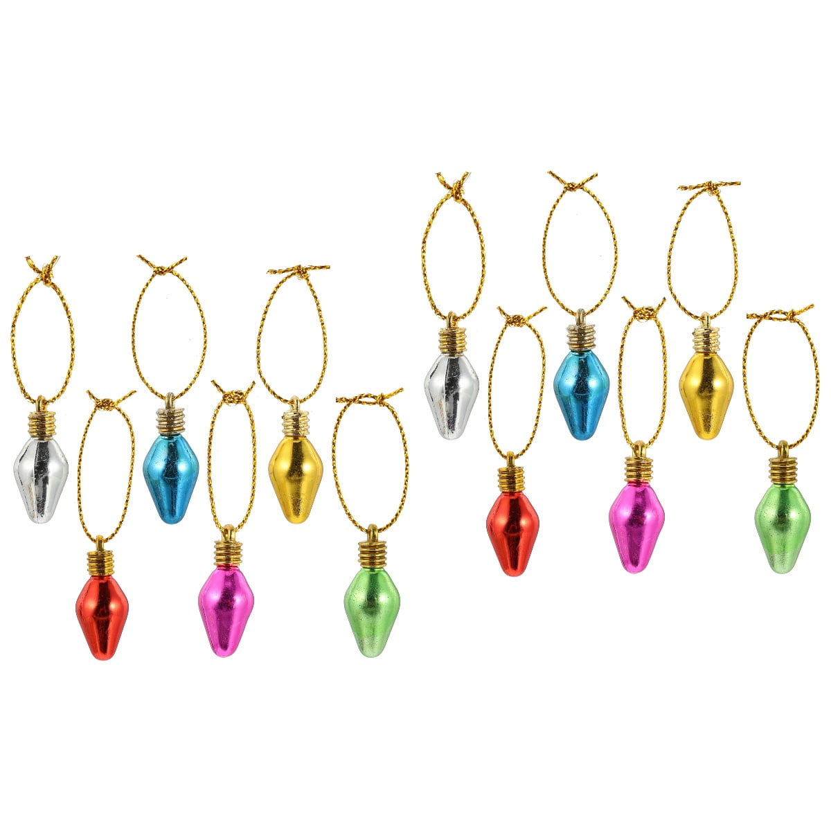 2 Pack Small Lamp Beads Rattan Light Fixtures Ceiling Pendant Lights ...