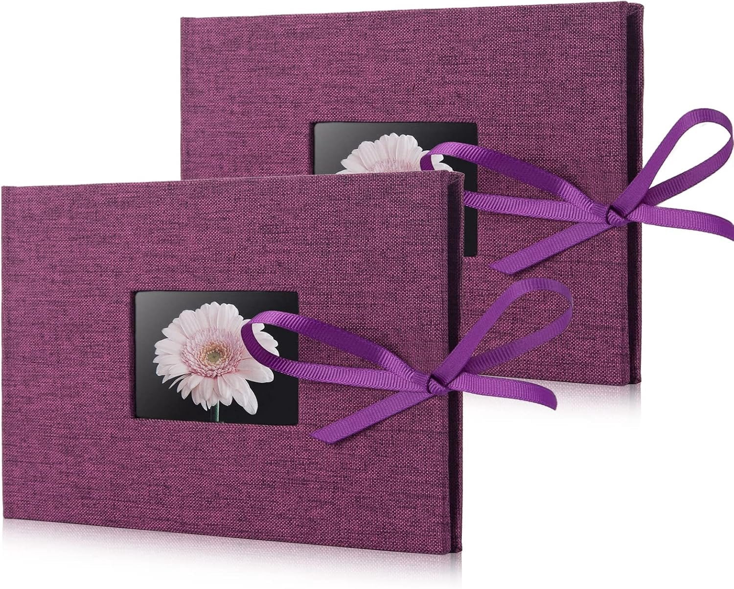 2 Pack Small Photo Album 4x6, Each Picture Album Holds 24 Horizontal ...