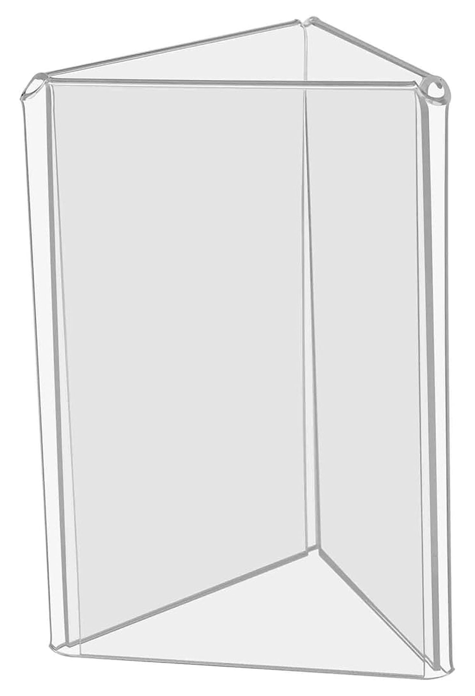 2 Pack Small Sign Holder Multi Panel Each Holds 4 x 6 Inch Menu Ads 3 ...