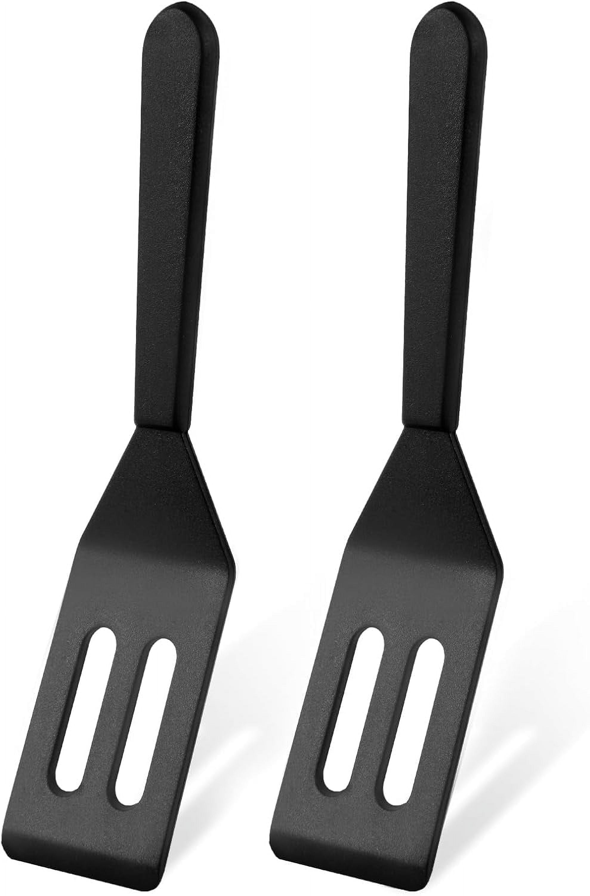 【2 Pack】 Small Spatula for Nonstick Cookware Mini for kitchen Use,Heat ...