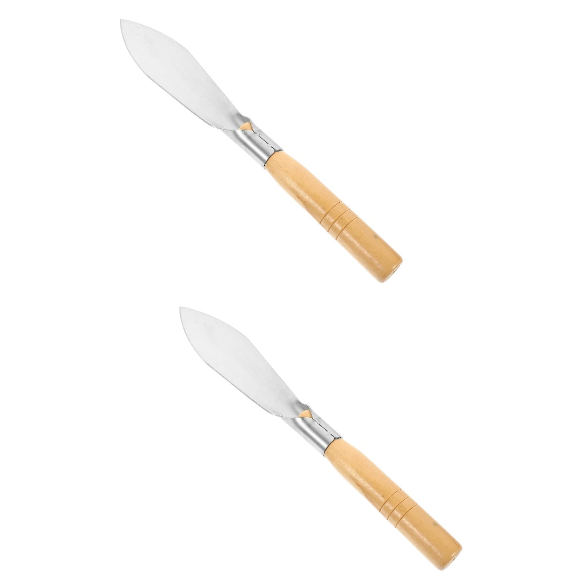 2 Pack Small Wooden Handle Shovel Soil Mixing Tool 30.5x4.3cm - Walmart.com