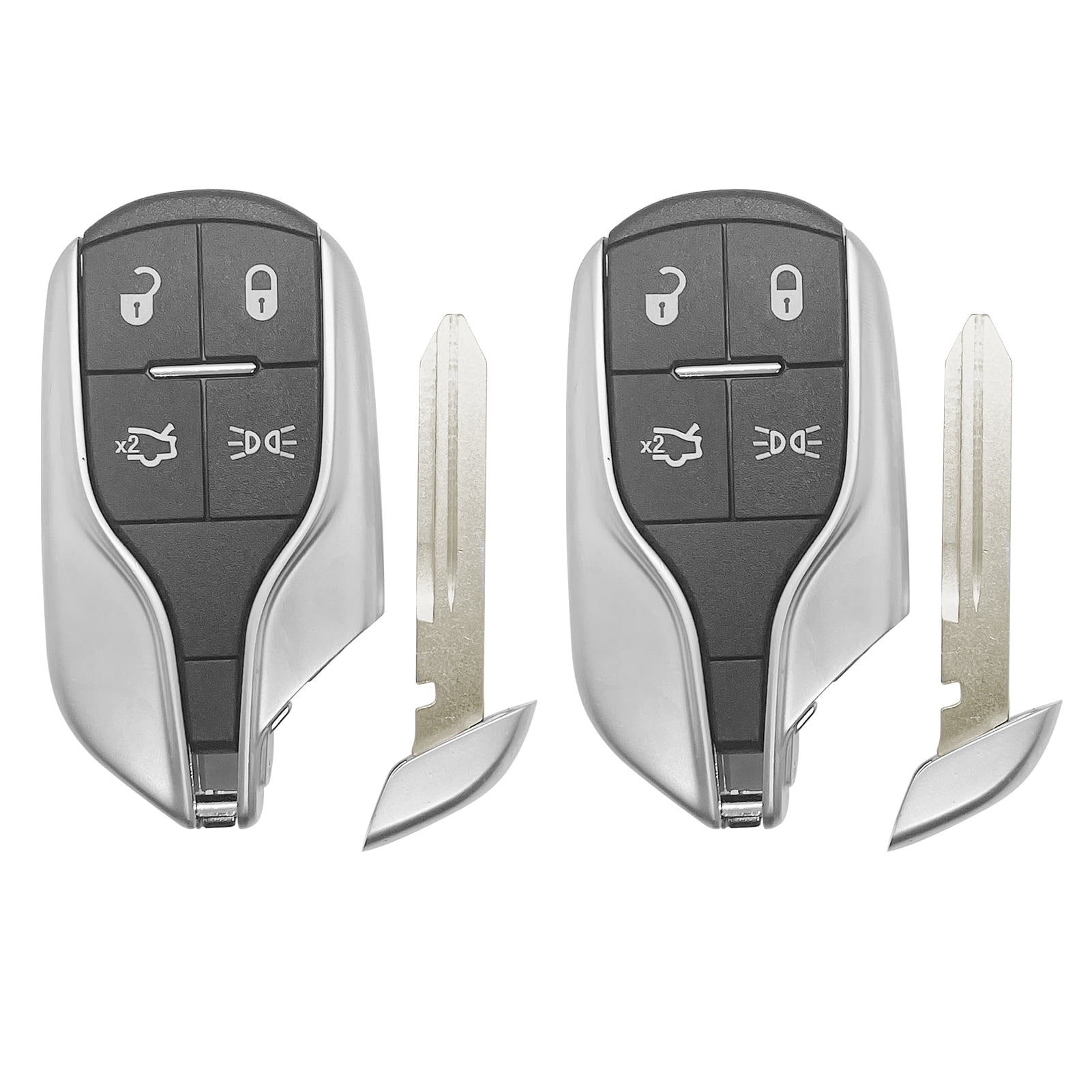 2 Pack Smart Key Light Button Remote Key Fob For Maserati Ghibli ...